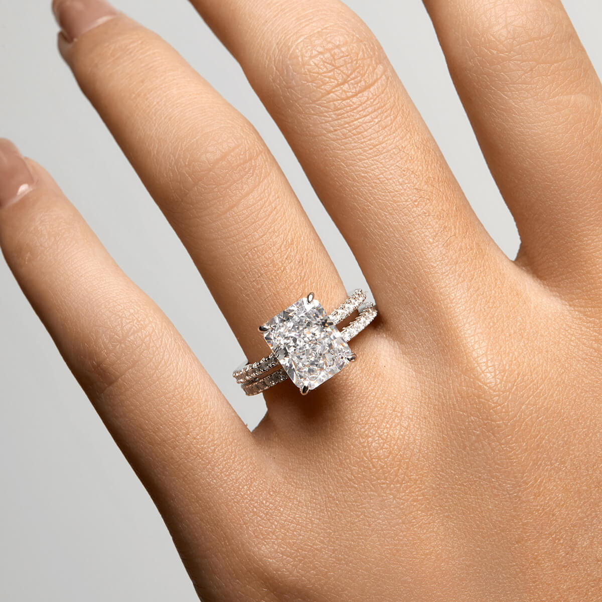 Ignis, 925 Sterling Silver, Thin Stacking CZ Eternity Band – OBJKTS Jewelry