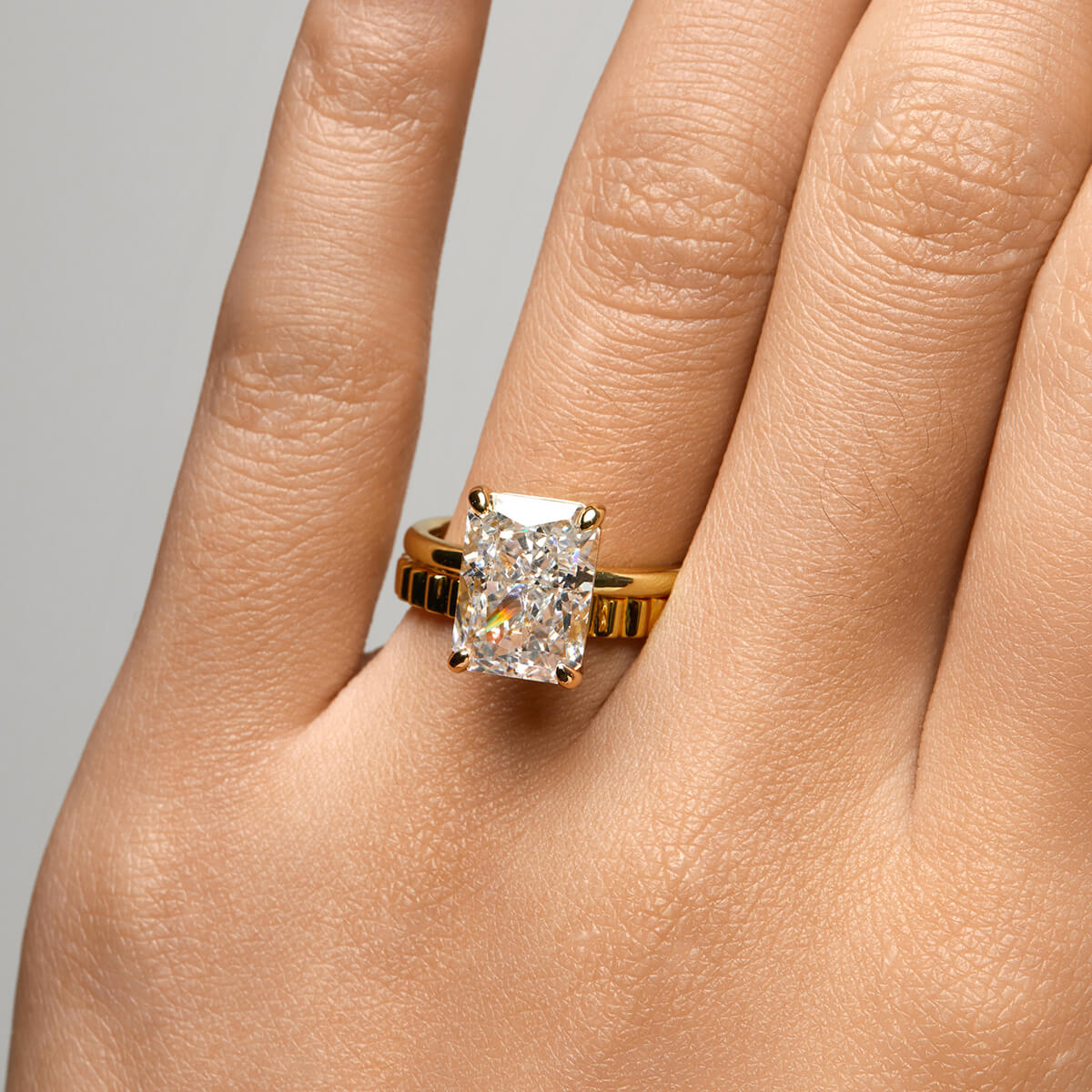 Hidden Halo Solitaire Ring – OBJKTS Jewelry