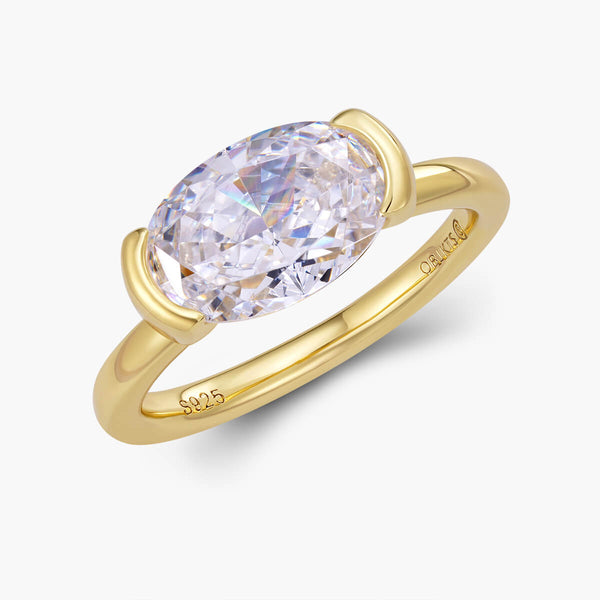 Bezel Engagement Rings – OBJKTS Jewelry