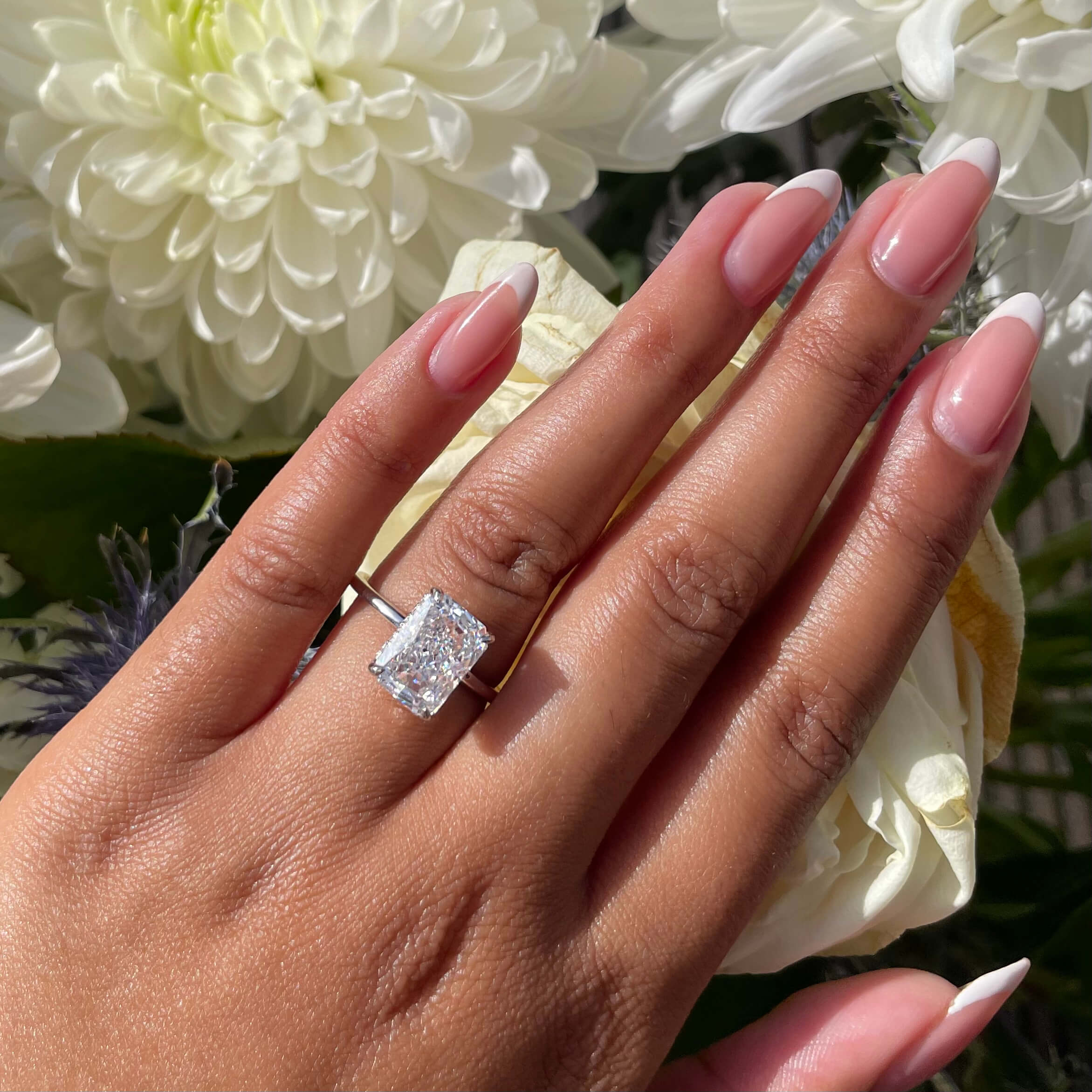 Hidden Halo Solitaire Ring – OBJKTS Jewelry