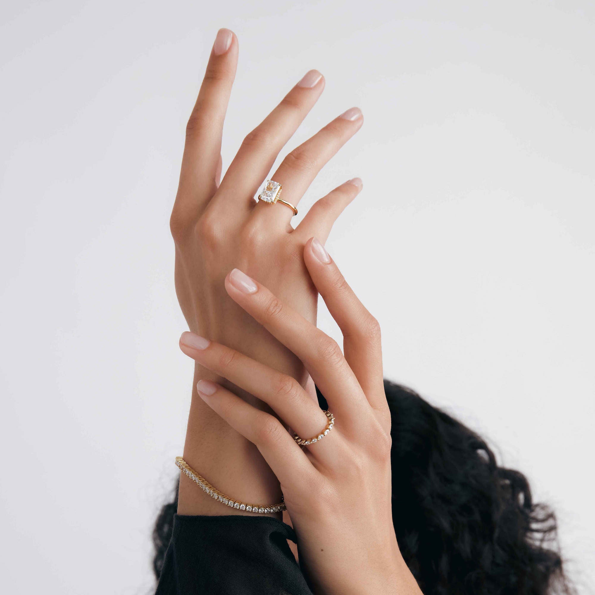 Hidden Halo Solitaire Ring – OBJKTS Jewelry