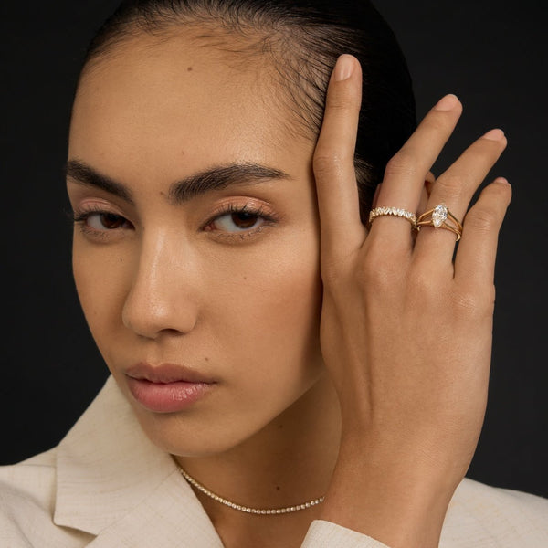 Split Shank Marquise Ring – OBJKTS Jewelry