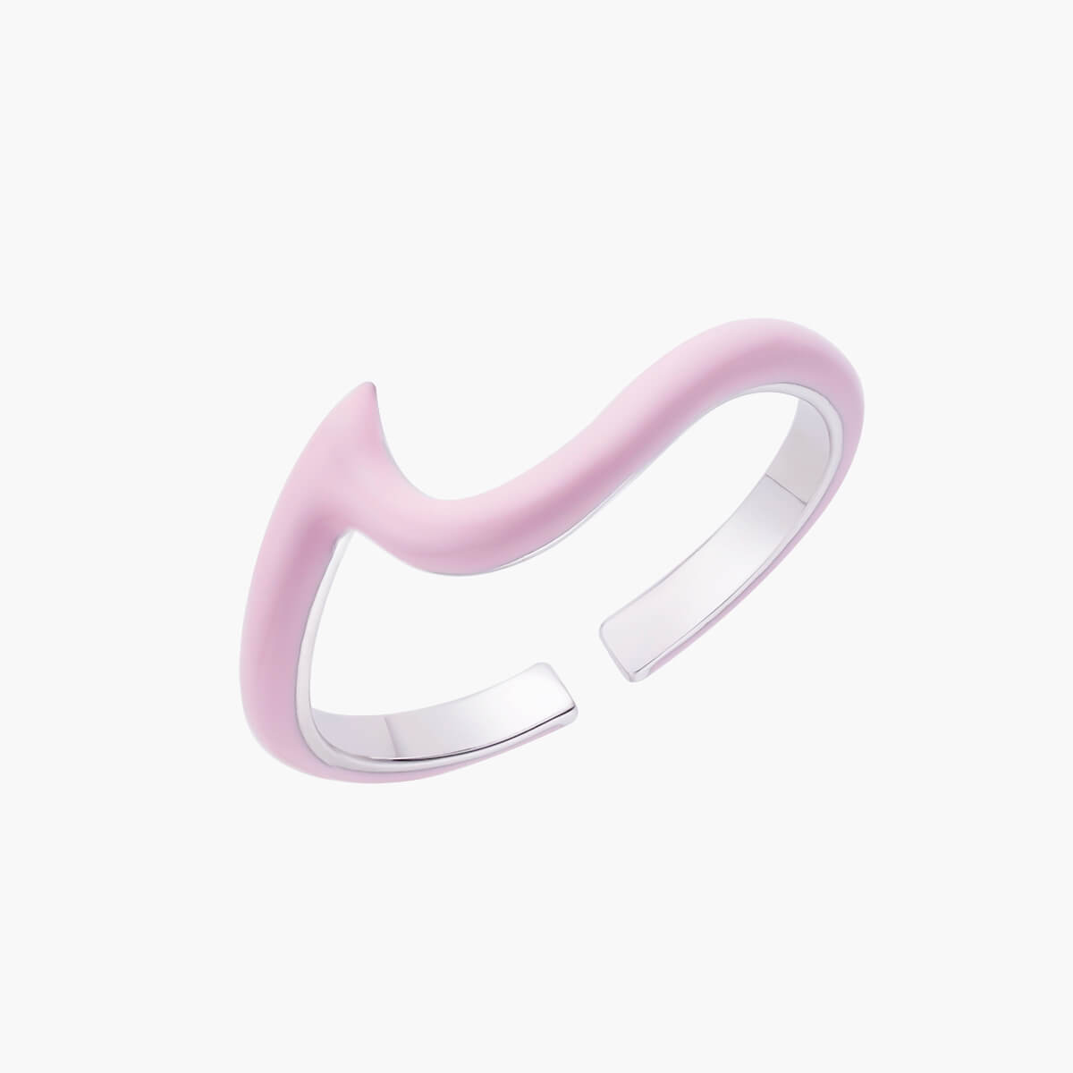 Enamel Wave Ring | Top Stacker – OBJKTS Jewelry